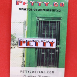 Petty Enamel Pin - Etsy