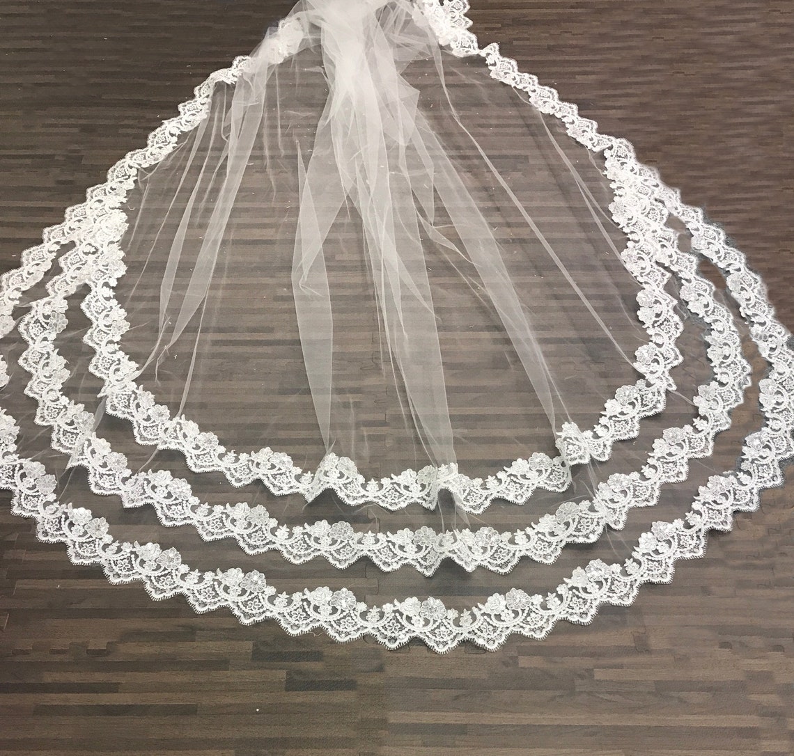 Lace Wedding Veil - Etsy