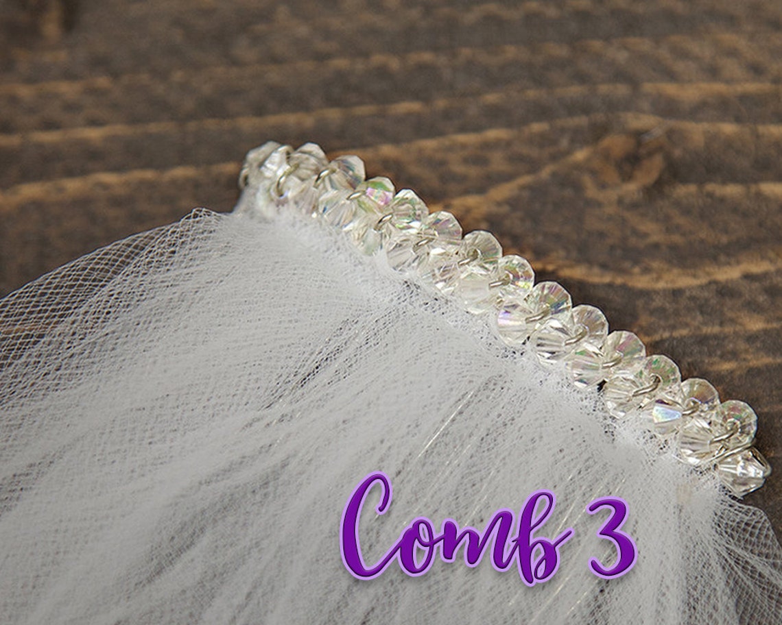 Bridal Veil Comb - Etsy