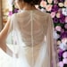 Drape Veil Wedding, Lux Cape Bridal Veil, Soft Tulle Cathedral Drape ...