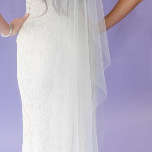 Cascade Cut Wedding Veil - Etsy