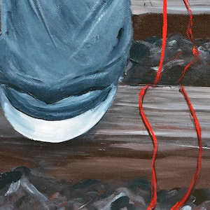 The Journey red Thread of Destiny Series, Art Print - Etsy