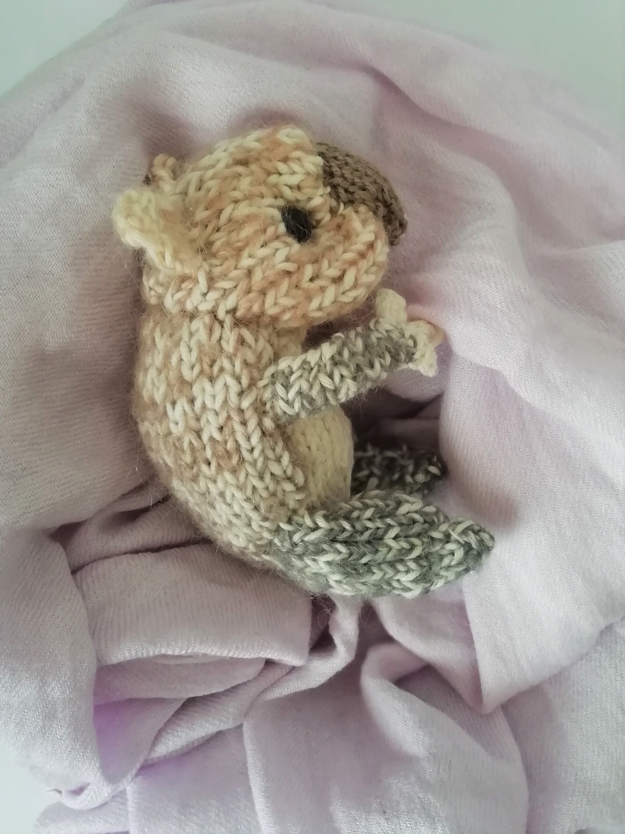 Realistic Knitted Koala Doll Plush Koala Mother With Baby - Etsy
