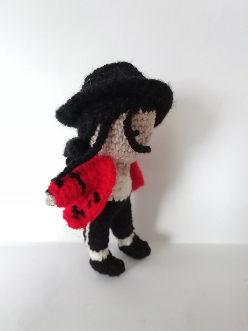 Mini Michael Jackson Amigurumi Poupée au crochet Câlin jouet | Etsy