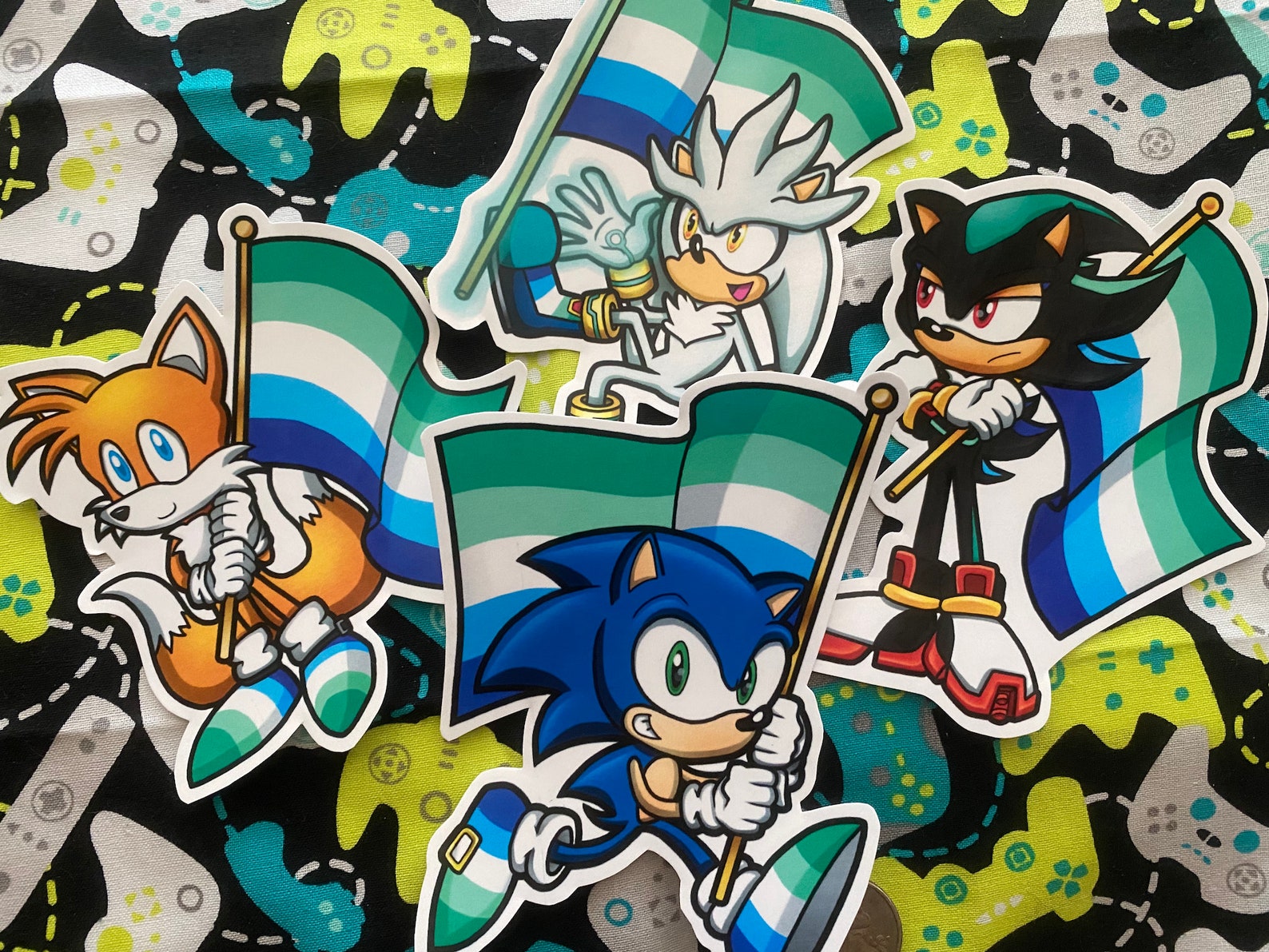 SEGA Sonic the Hedgehog LGBT Pride Flag Vinyl Sticker Wähle - Etsy.de