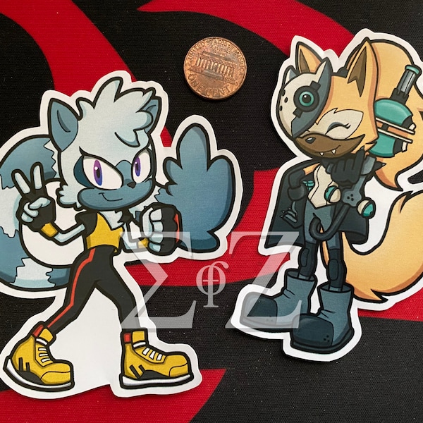 Sonic the Hedgehog Stickers Tangle - Etsy