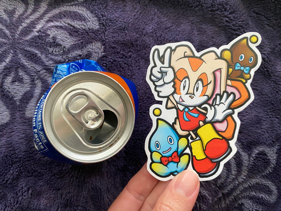 Sonic Adventure Stickers - Tikal the Echidna, Chaos, Big the Cat, E-102 ...