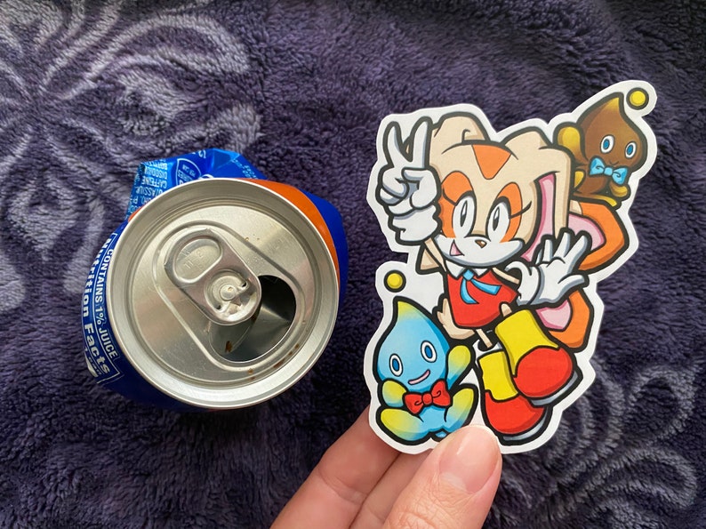 Sonic Adventure Stickers - Tikal the Echidna, Chaos, Big the Cat, E-102 ...