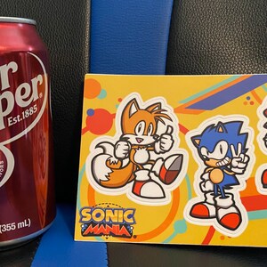 Sonic Mania Sticker Sheets SEGA Sonic the Hedgehog Tails - Etsy