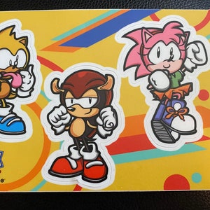 Sonic Mania Sticker Sheets SEGA Sonic the Hedgehog Tails - Etsy