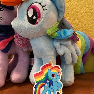 My Little Pony LGBTQ+ Pride Flag Stickers - Gay Rainbow Dash, Bi Rarity ...