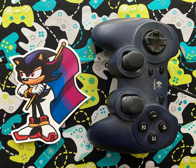 SEGA Sonic the Hedgehog Shadow LGBT Pride Flag Vinyl Stickers | Etsy UK