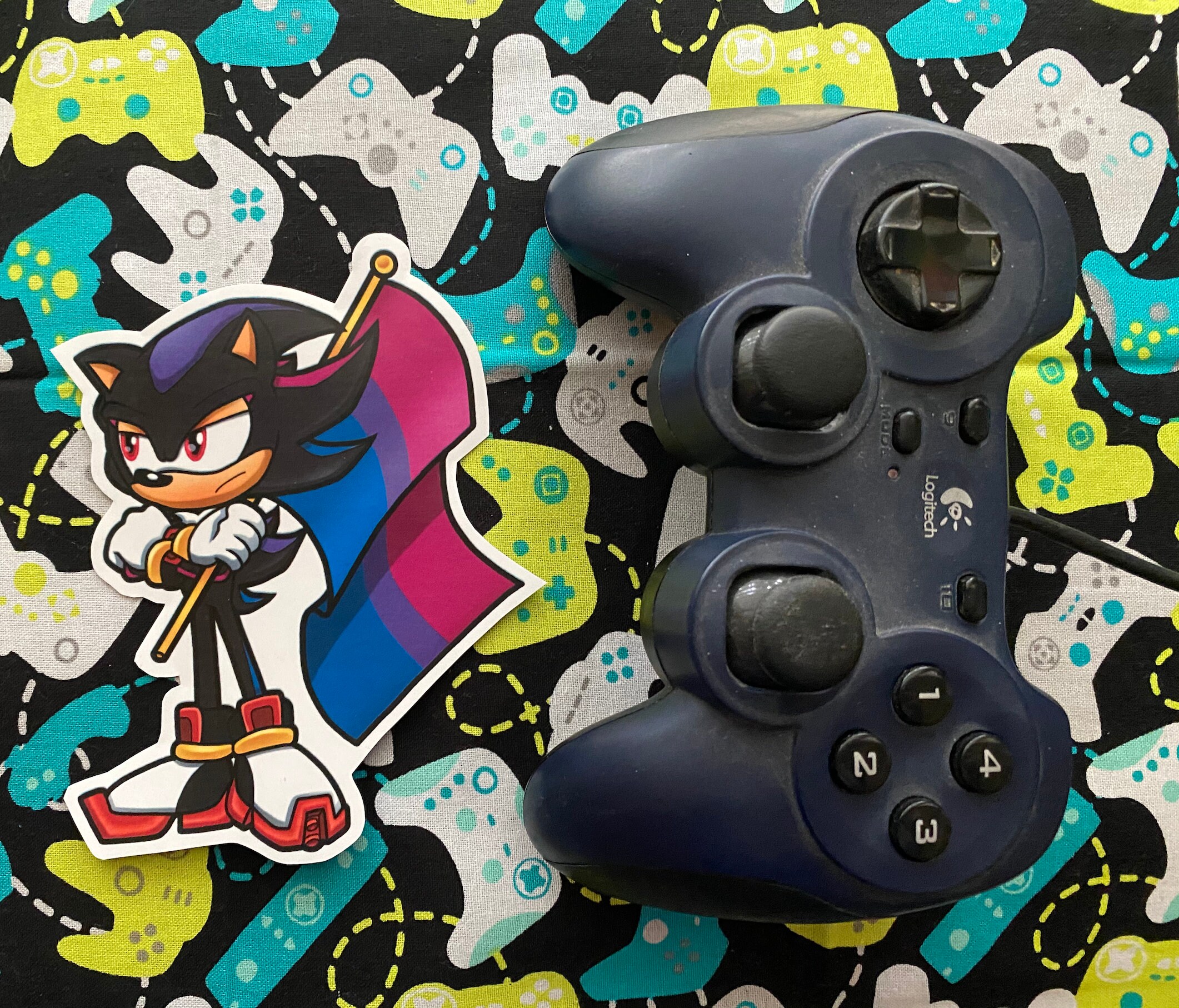SEGA Sonic the Hedgehog Shadow LGBT Pride Flag Vinyl Sticker | Etsy