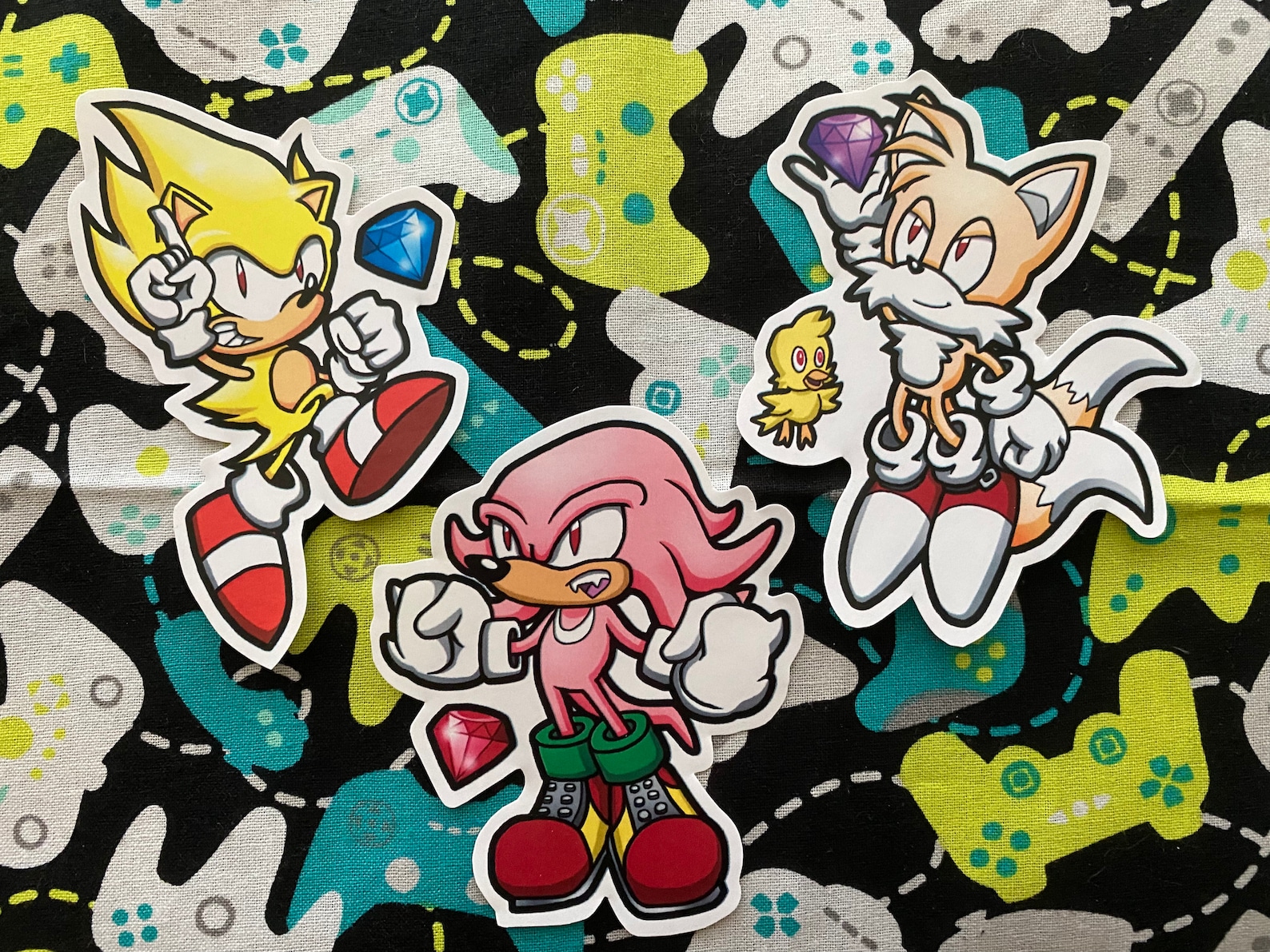 SEGA Sonic the Hedgehog Super Form Stickers With Chaos - Etsy