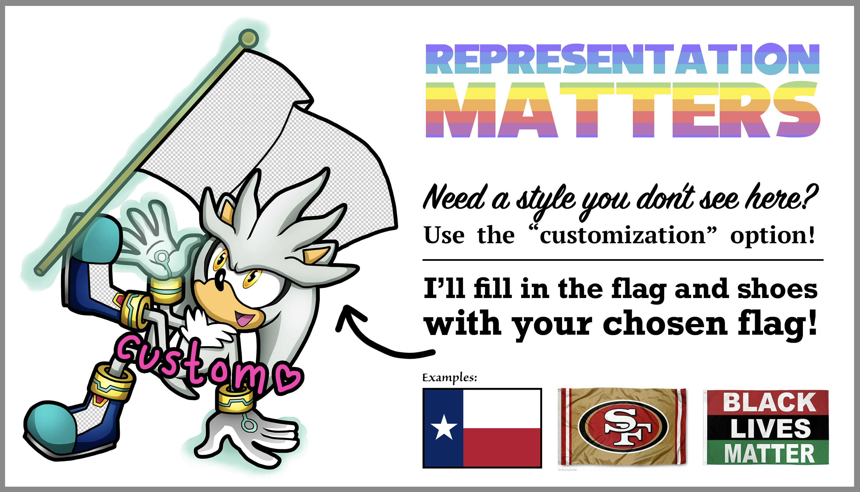 SEGA Sonic the Hedgehog Silver LGBT Pride Flag Vinyl Stickers | Etsy