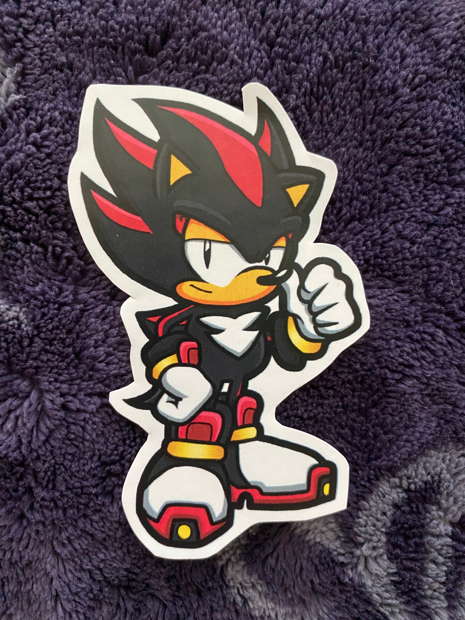 SEGA Sonic the Hedgehog Stickers Shadow the Hedgehog and - Etsy