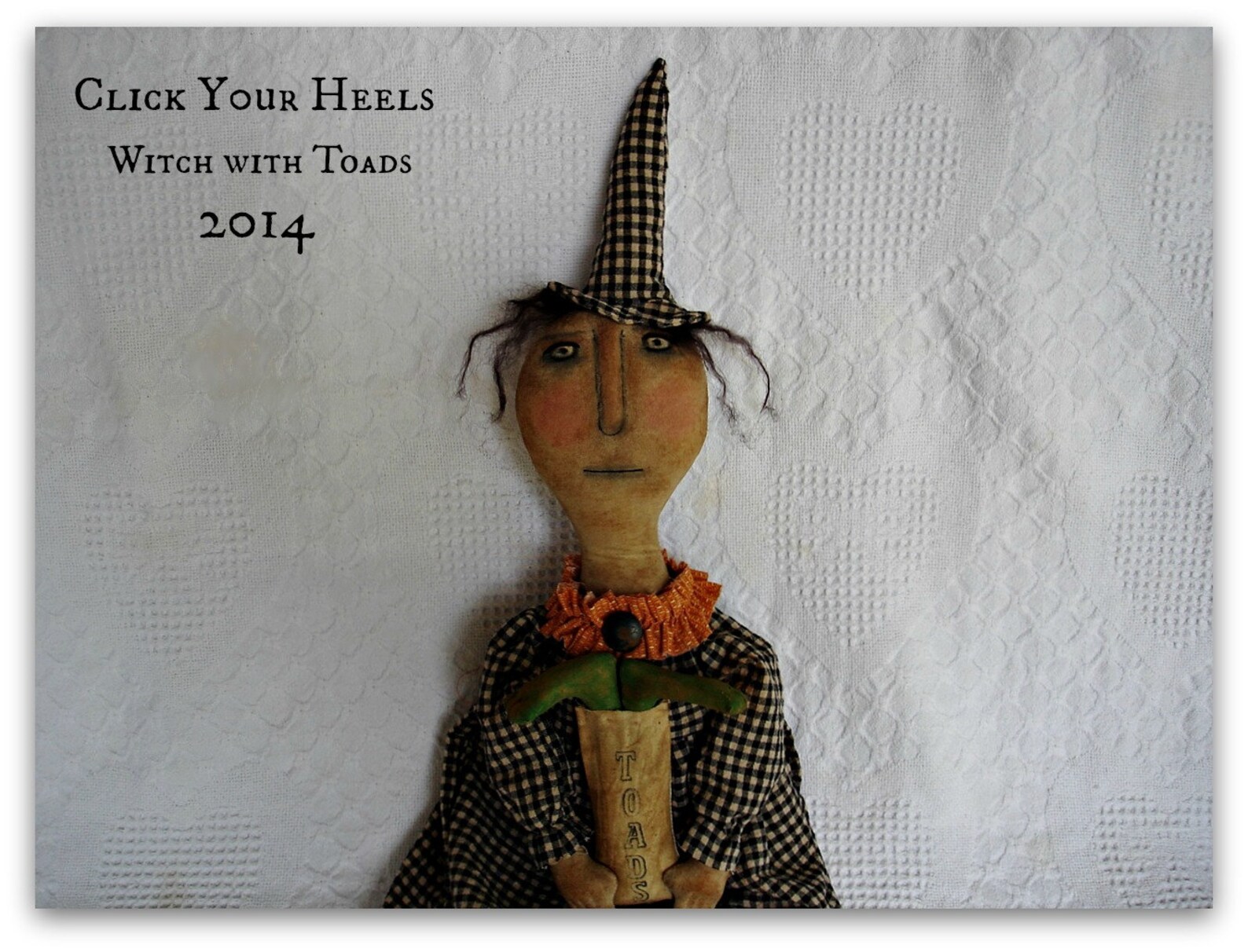 Primitive Witch With Toads E Pattern Click Your Heels - Etsy