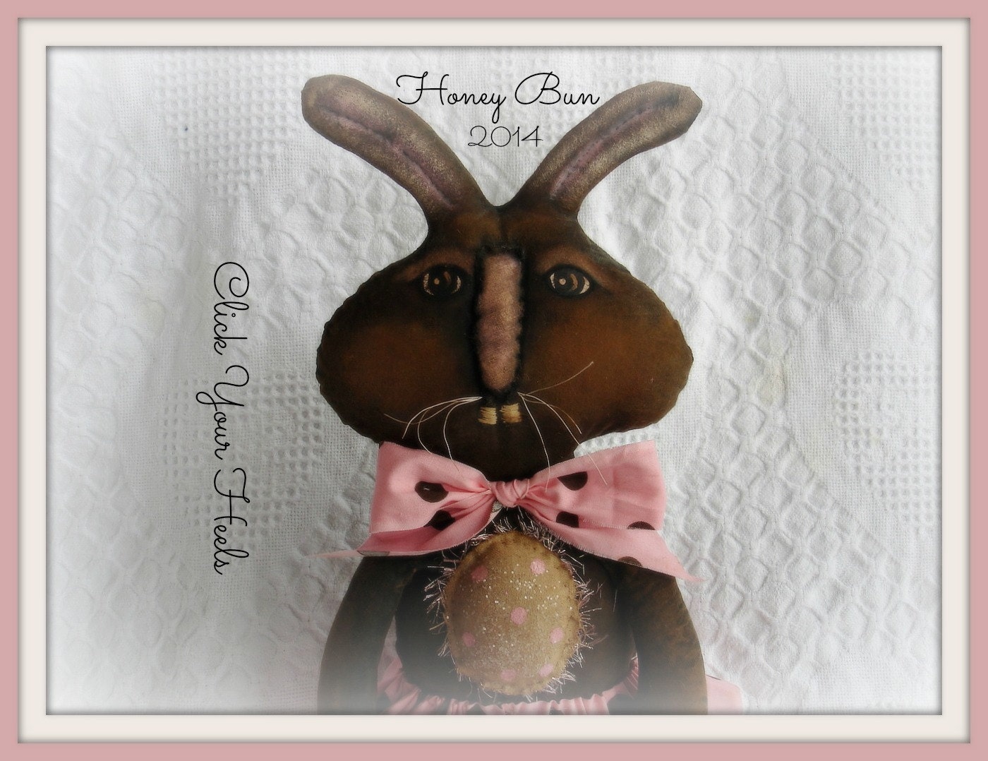 Primitive Rabbit E Pattern(honey Bun) Click Your Heels - Etsy