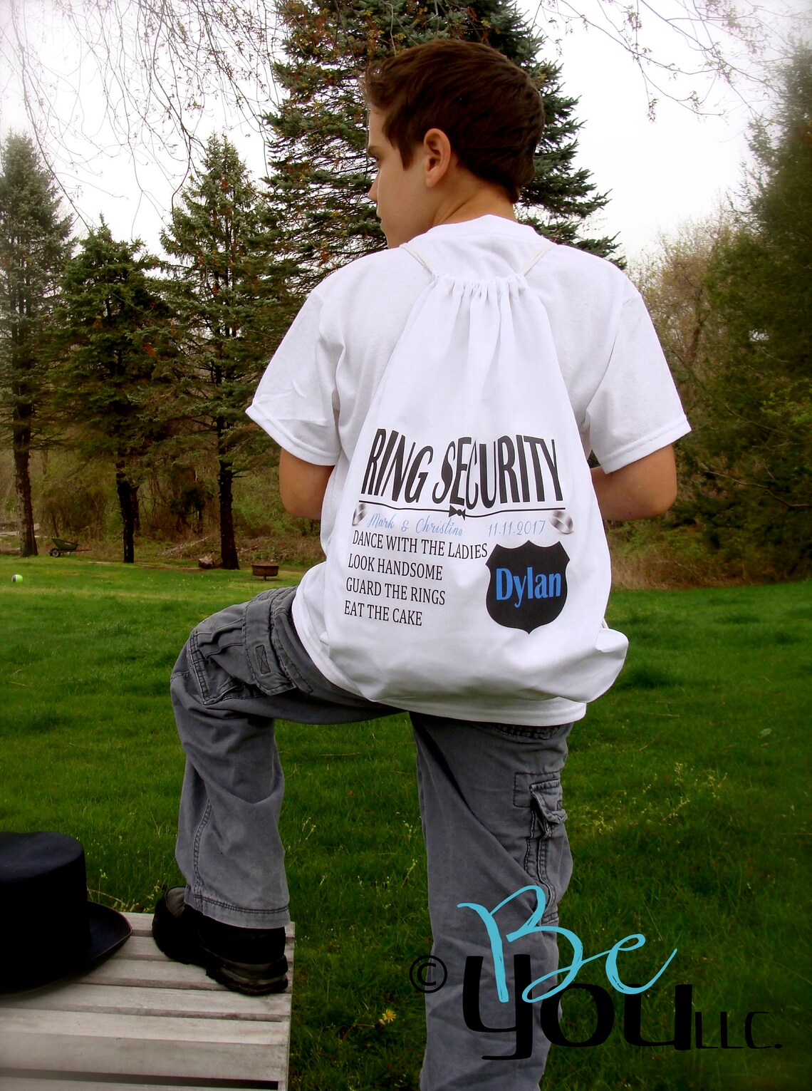 RING SECURITY ring bearer gift ring bearer bag backpack | Etsy