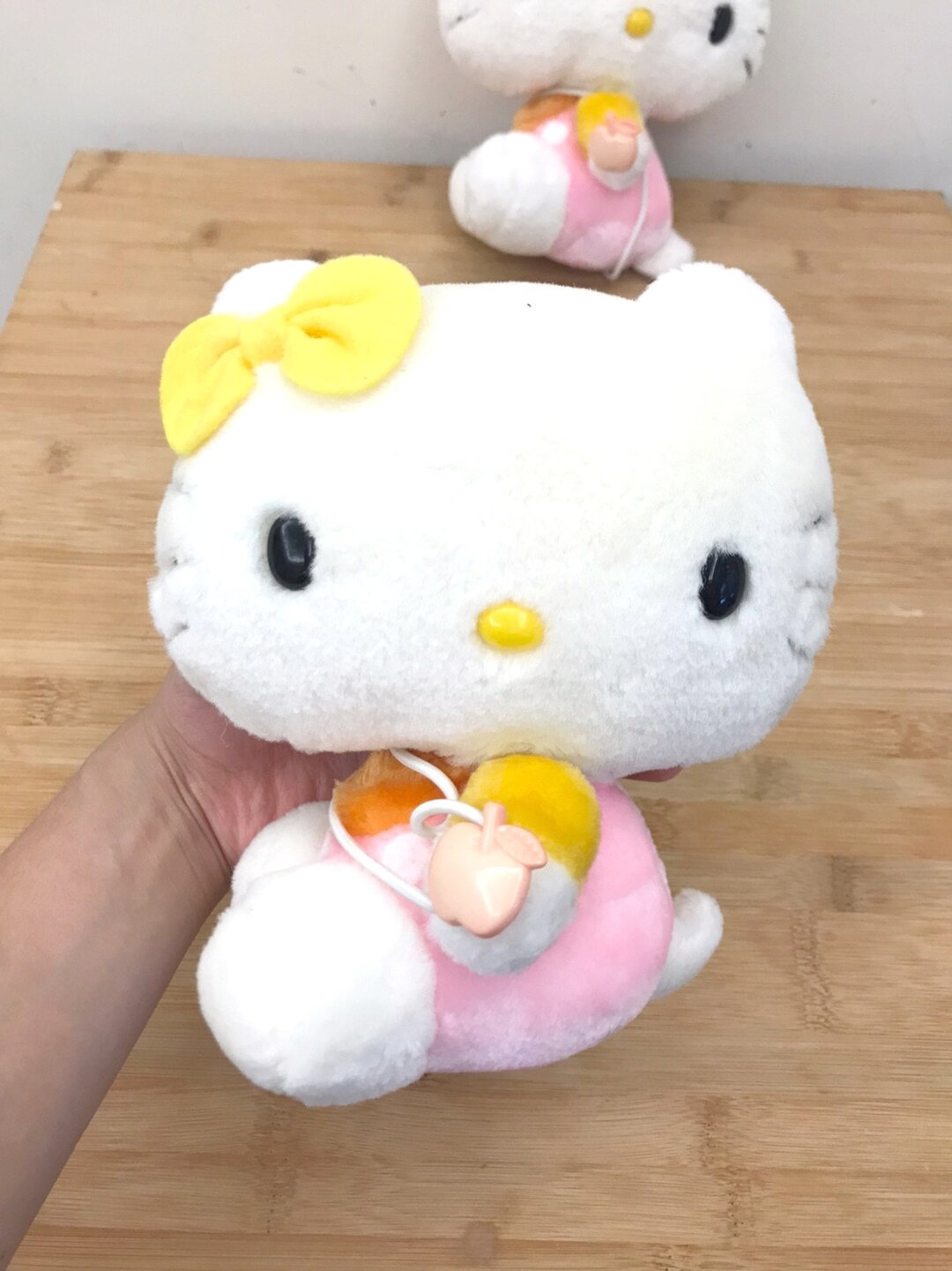 Vintage Sanrio Kitty Curtain Buttons a Pair - Etsy