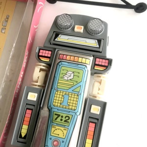 Vintage FLOMO ROBOT Pencil Box (gray) - Etsy