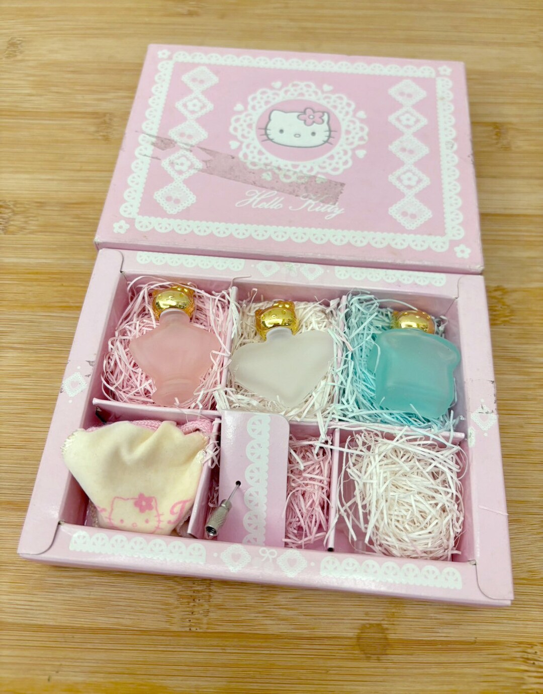 1998 Vintage Japan Hello Kitty Perfume Bottle Set - Etsy