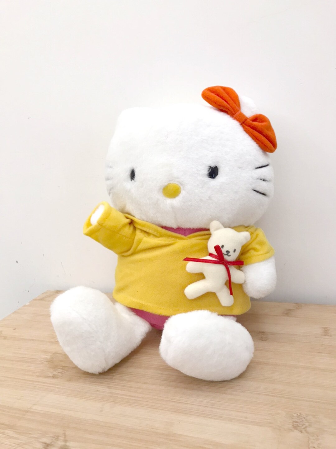 Vintage 1977 Sanrio Hello Kitty and Bear - Etsy