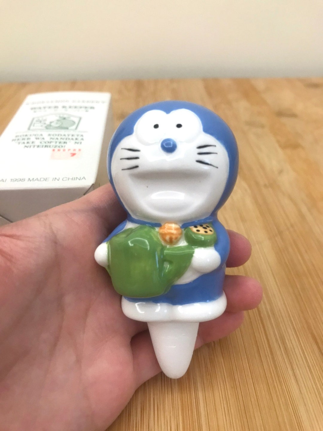 Vintage Ceramic Doraemon Figurine - Etsy