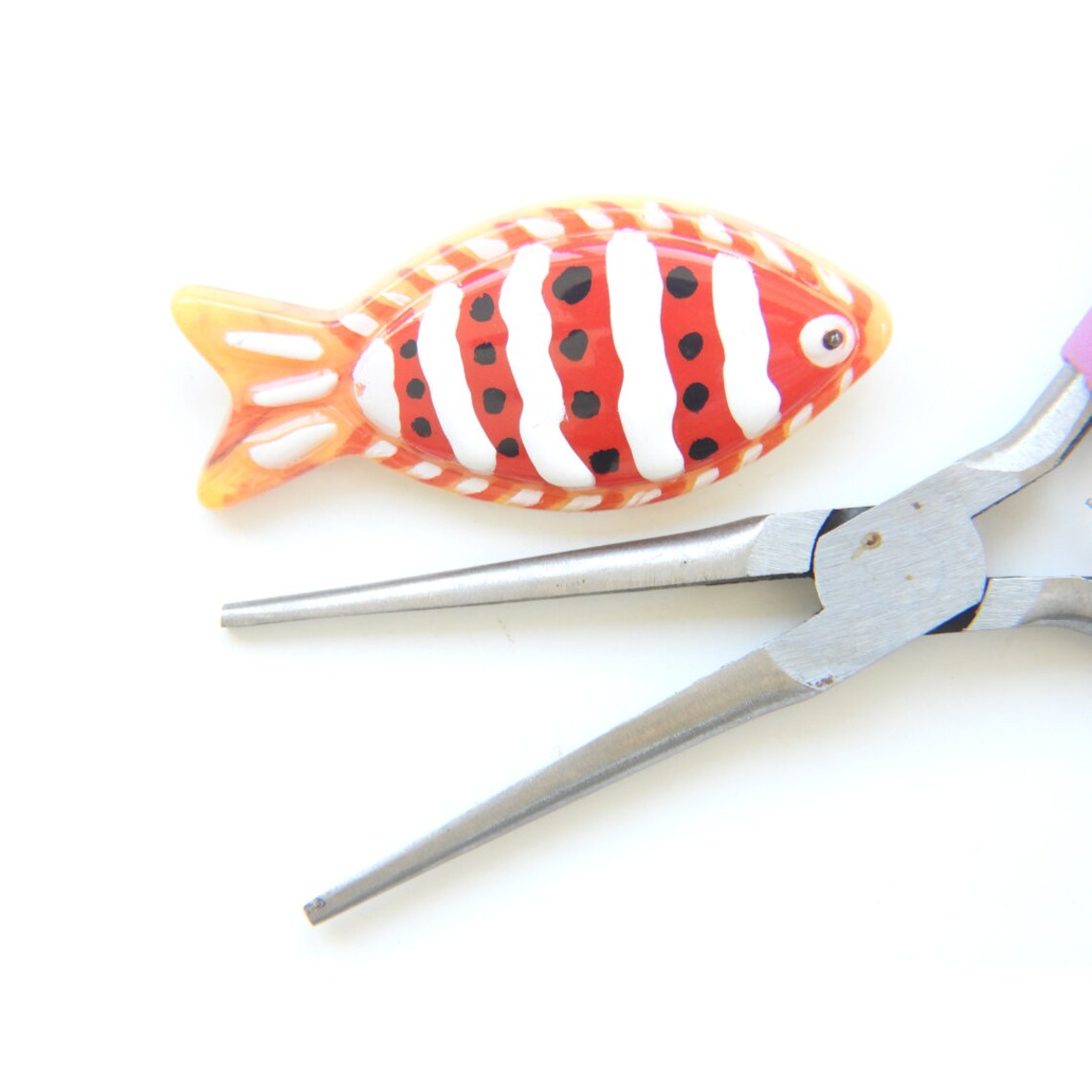 Extra Large Shank Button for Sewing, Fish Shaped | Funky Embellishment ...