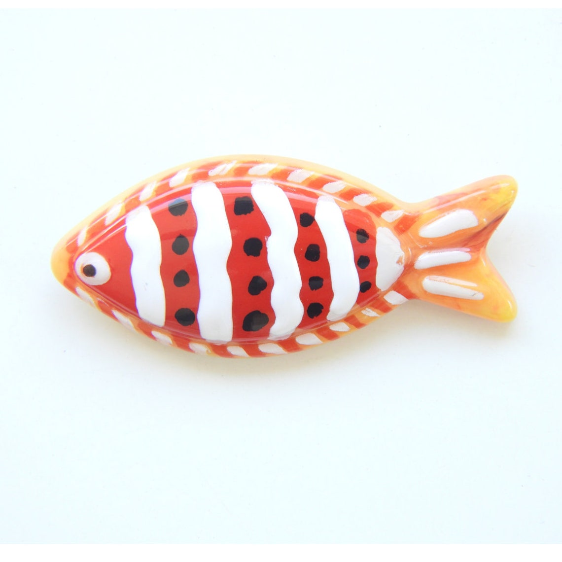 Extra Large Shank Button for Sewing, Fish Shaped | Funky Embellishment ...