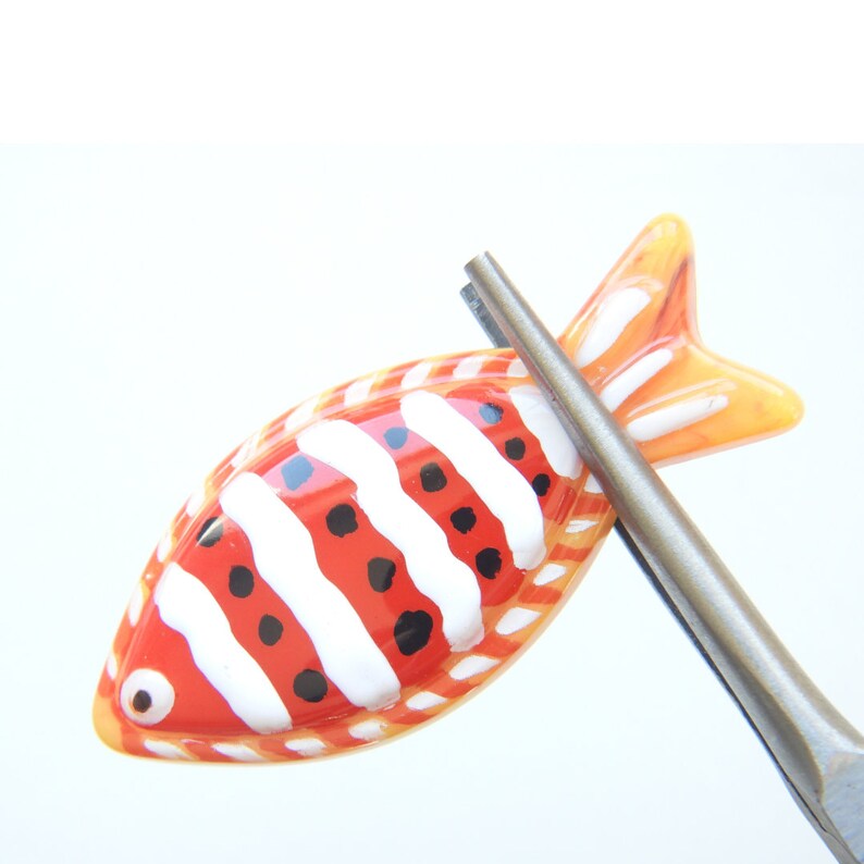 Extra Large Shank Button for Sewing, Fish Shaped | Funky Embellishment ...