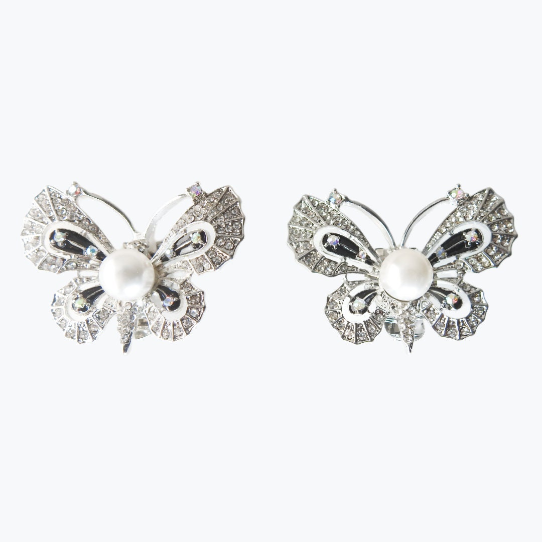 Butterfly Shoe Clips for Pumps - Wedding Shoe Accessories - Bridal ...