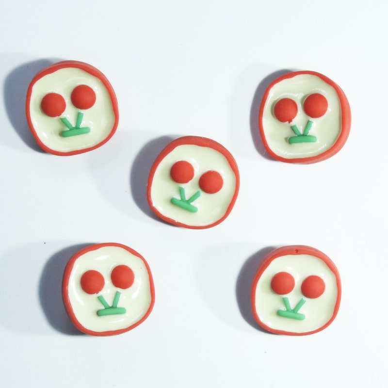Cherry Buttons - Etsy