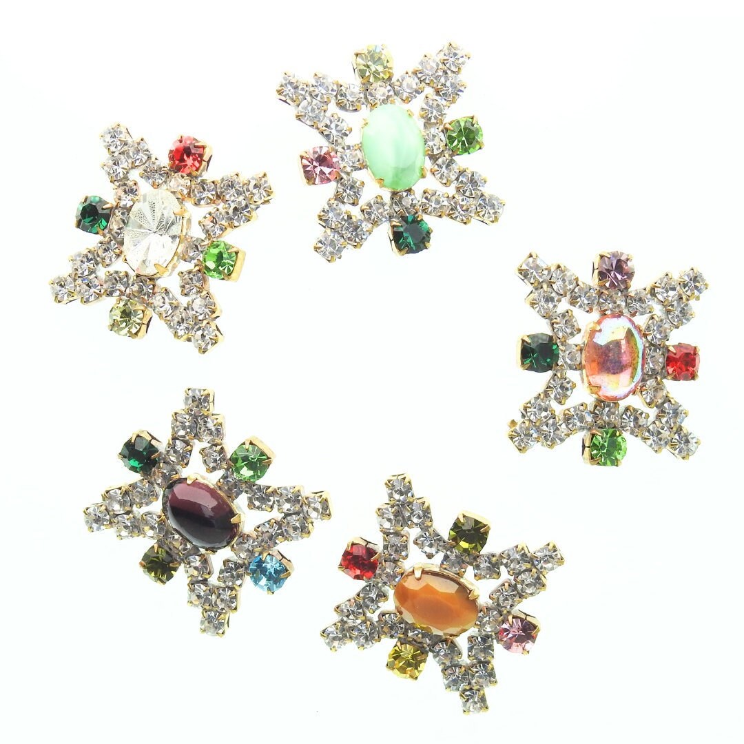 Large Czech Glass Buttons With a Shank for Blissful and Bespoke ...