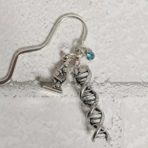 Laboratory Bookmark Microscope DNA Scientist - Etsy