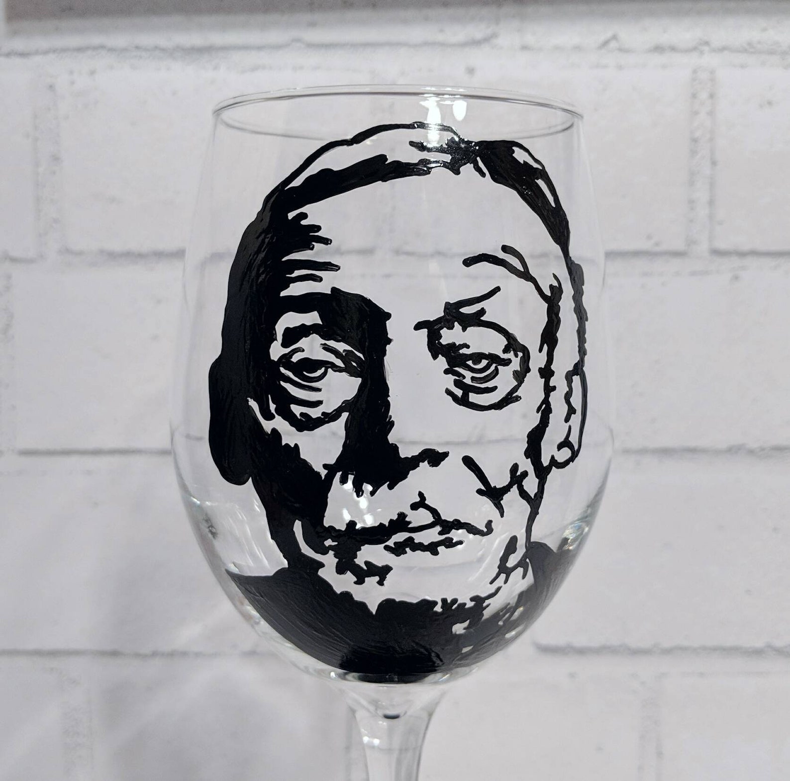 Jeffrey Dahmer Hand Painted Wine Glass Ted Bundy Albert | Etsy