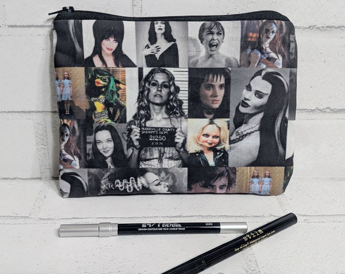 Ladies of Horror Makeup Cosmetics Bag - Etsy