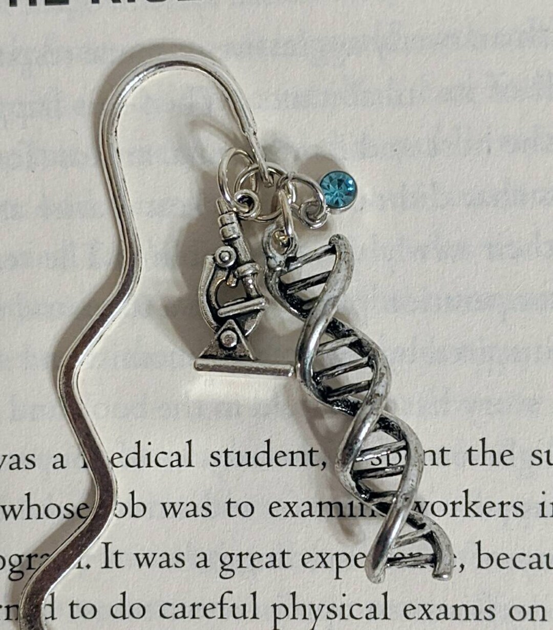 Laboratory Bookmark Microscope DNA Scientist - Etsy