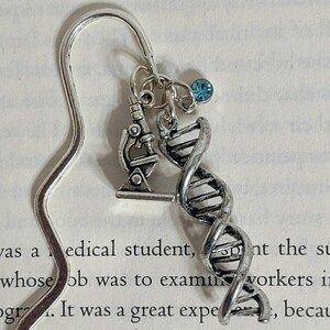 Laboratory Bookmark Microscope DNA Scientist - Etsy