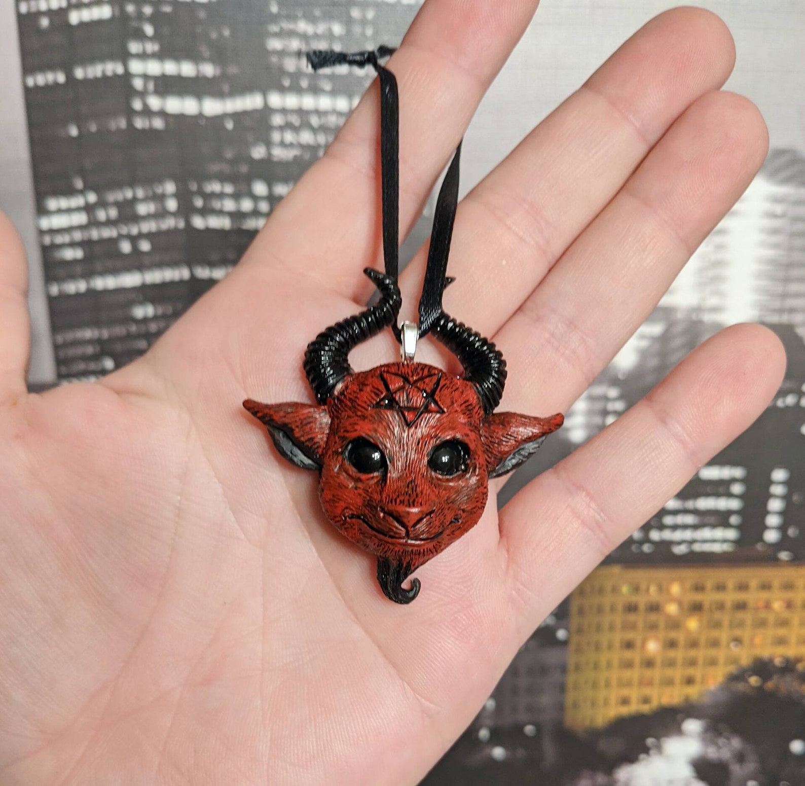 Baphomet Tree Ornament - Etsy