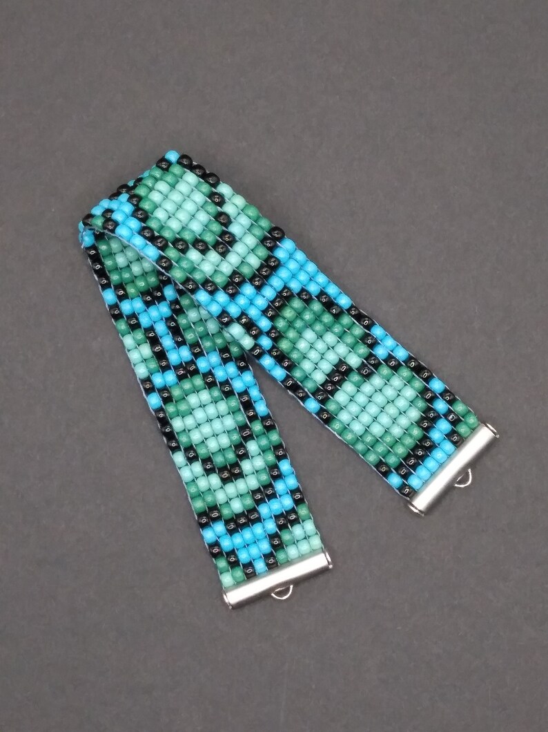 Snakeskin LOOM Bead Pattern for Size 8 Miyuki Round Seed Beads, Snake ...