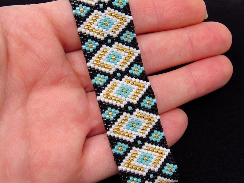 Odd Count Peyote Patterns, Peyote Stitch Patterns, Peyote Bracelet ...