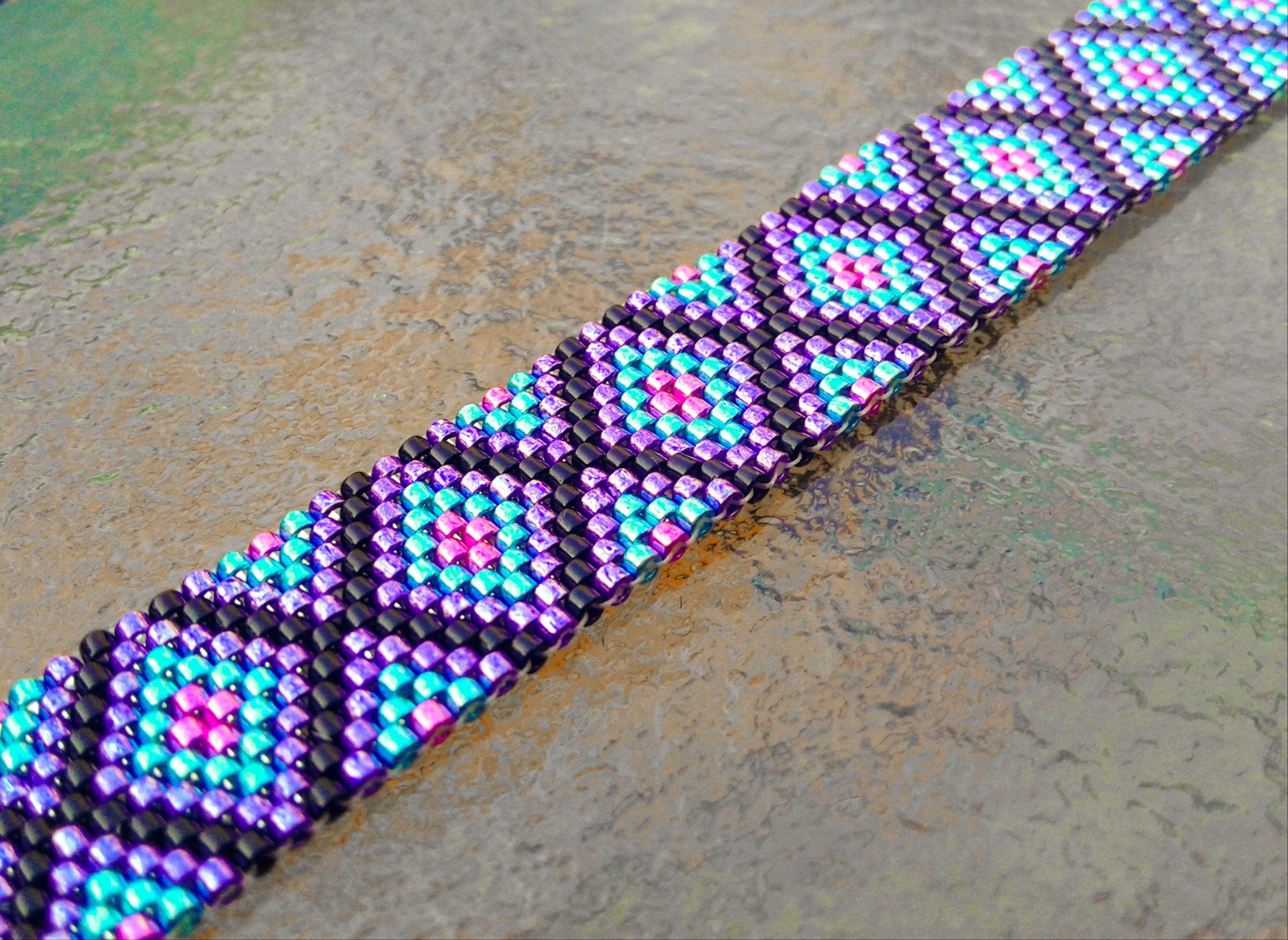 Odd Count Peyote Patterns, Peyote Stitch Patterns, Peyote Bracelet ...
