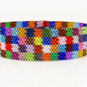 Even Count Peyote Pattern, Silver Lined Peyote Bracelet Pattern ...