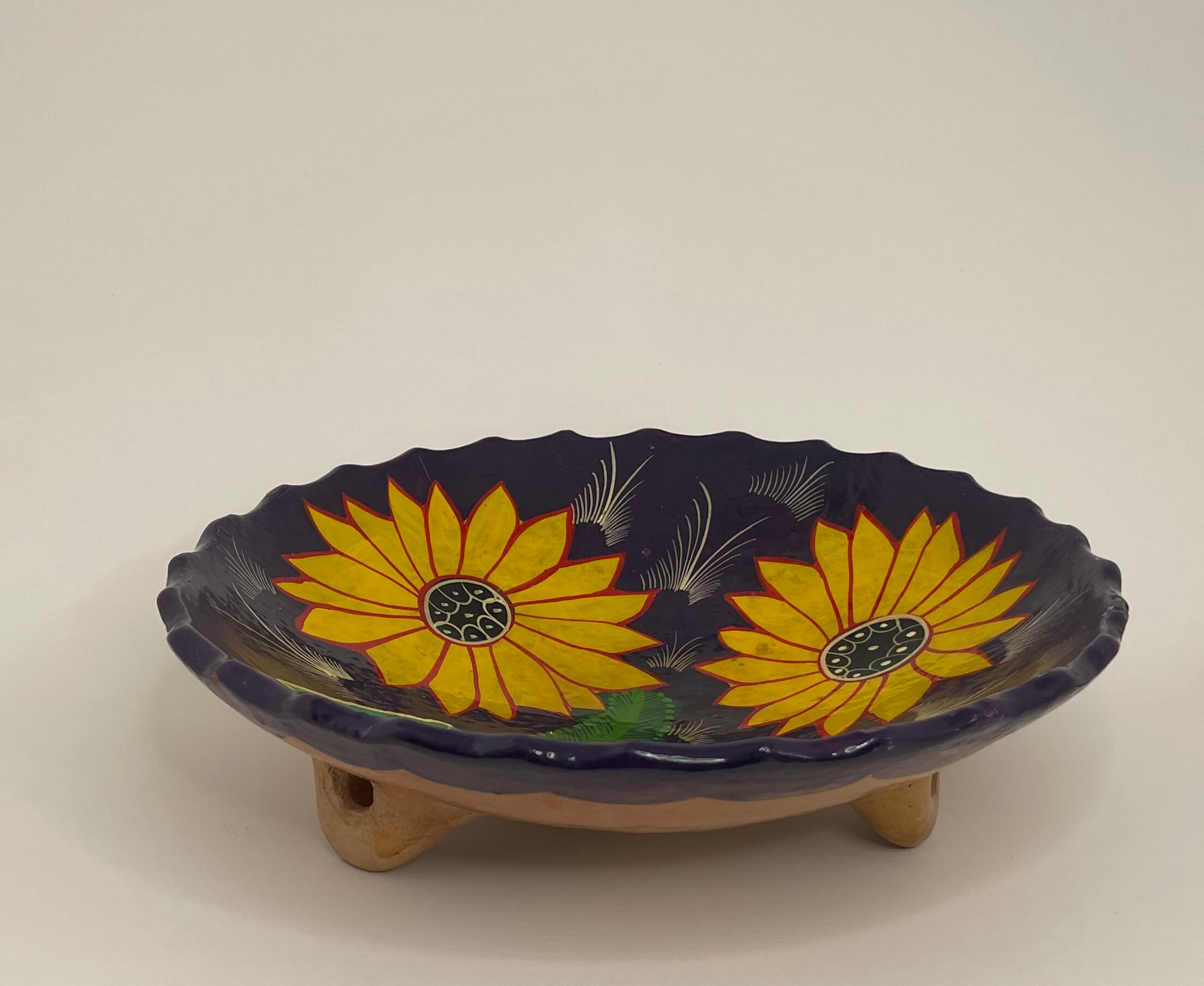 Sunflower Ceramic Bowl Beautiful hand-painted ceramic | Etsy