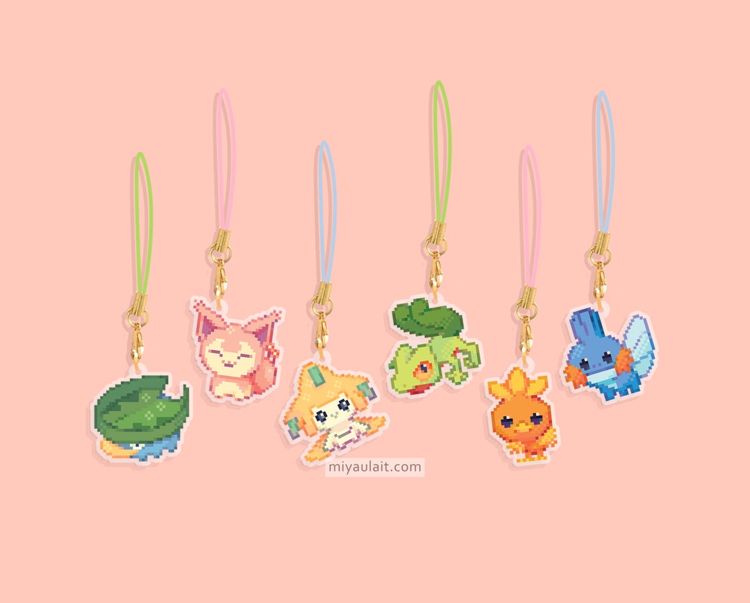 Small Acrylic Charms 1 Inch Hoenn Pixels Double Sided Print - Etsy