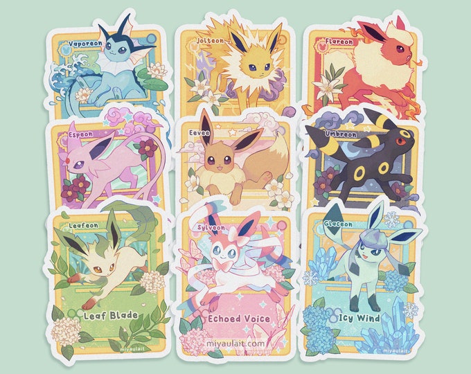 Vinyl Stickers • Evolution TCG • 8cm • Matte Finish • Waterproof - Etsy