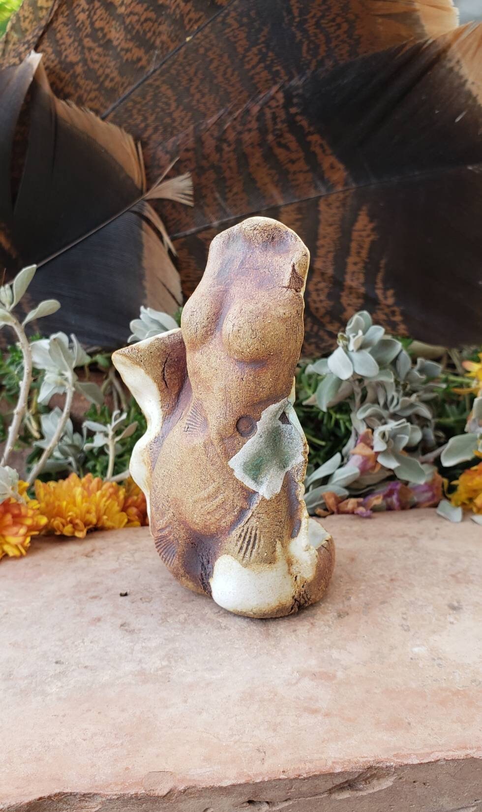 River Goddess Feminine Sacred Art Handmade Stoneware Glazed Altar ...