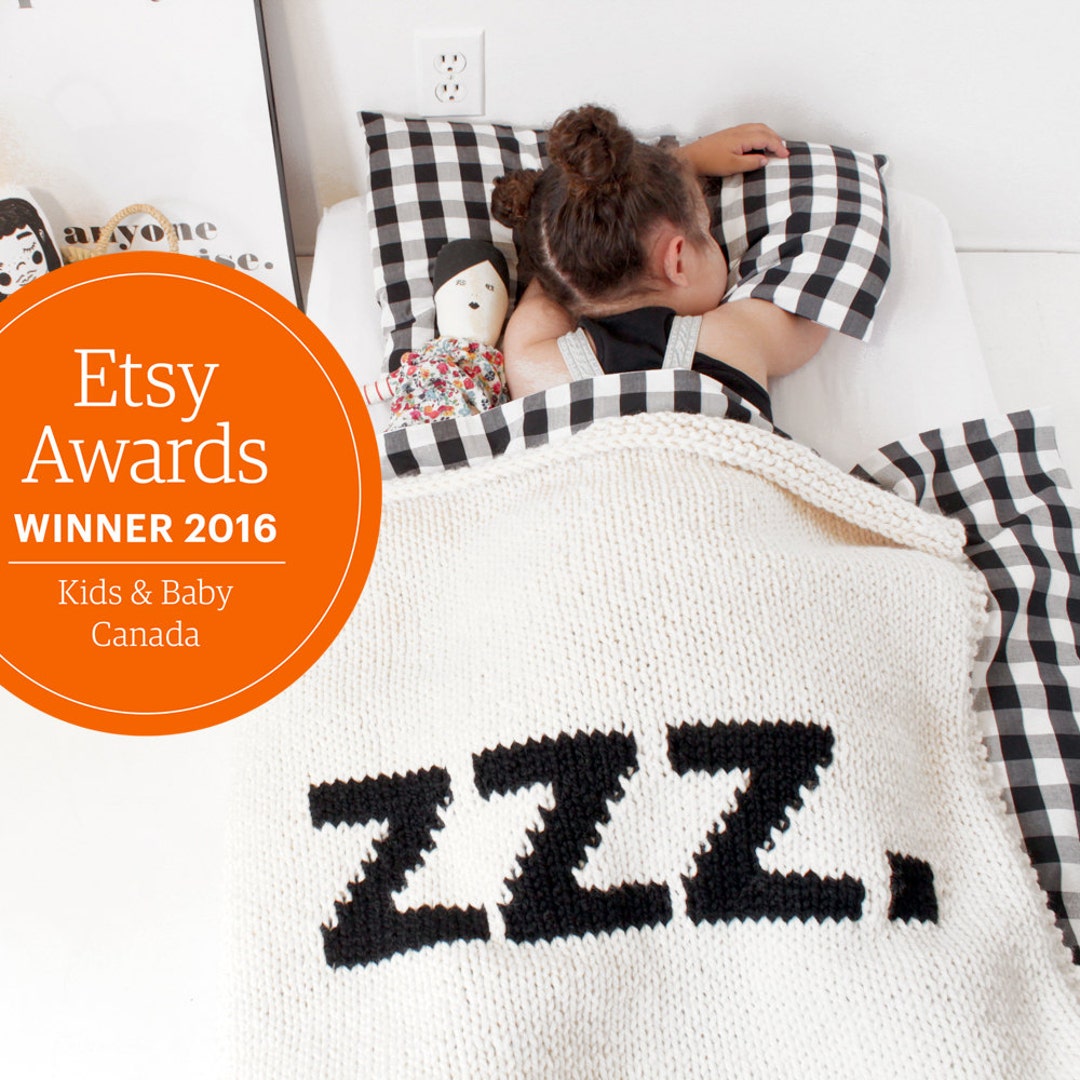 THE ZZZ Baby Blanket - Etsy
