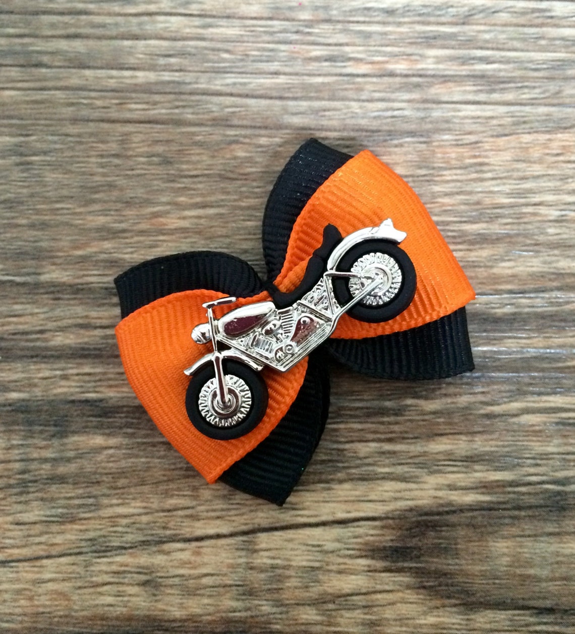 Motorcycle Hair Bow-harley Davidson Hair Bow-motorcycle Baby - Etsy